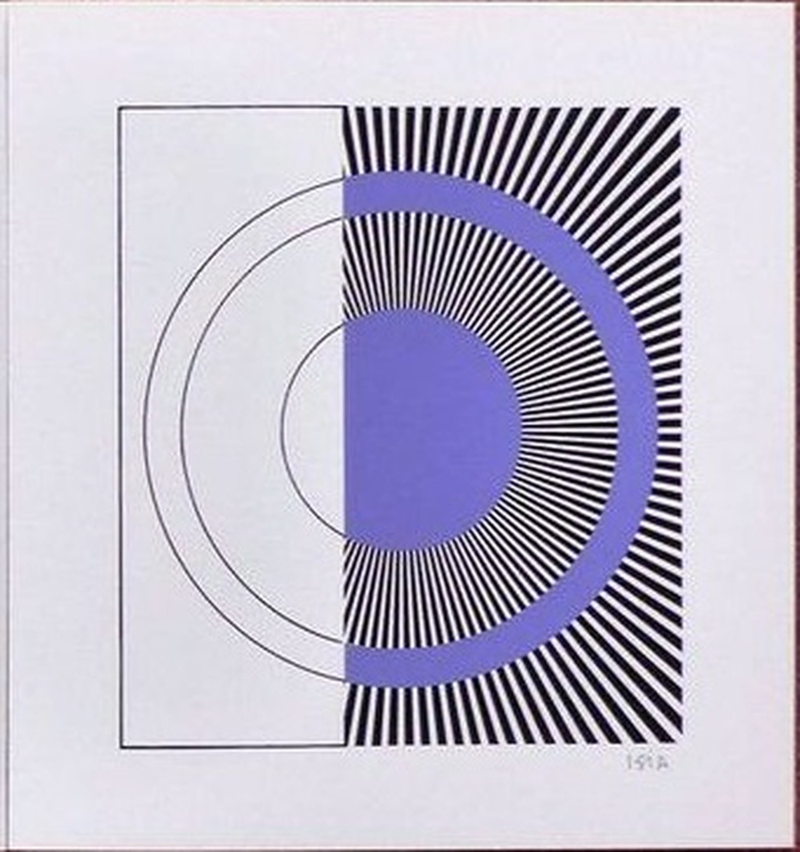Isia Leviant: Lithografie, Compositie Op-art III Verkocht | Kunstveiling.nl
