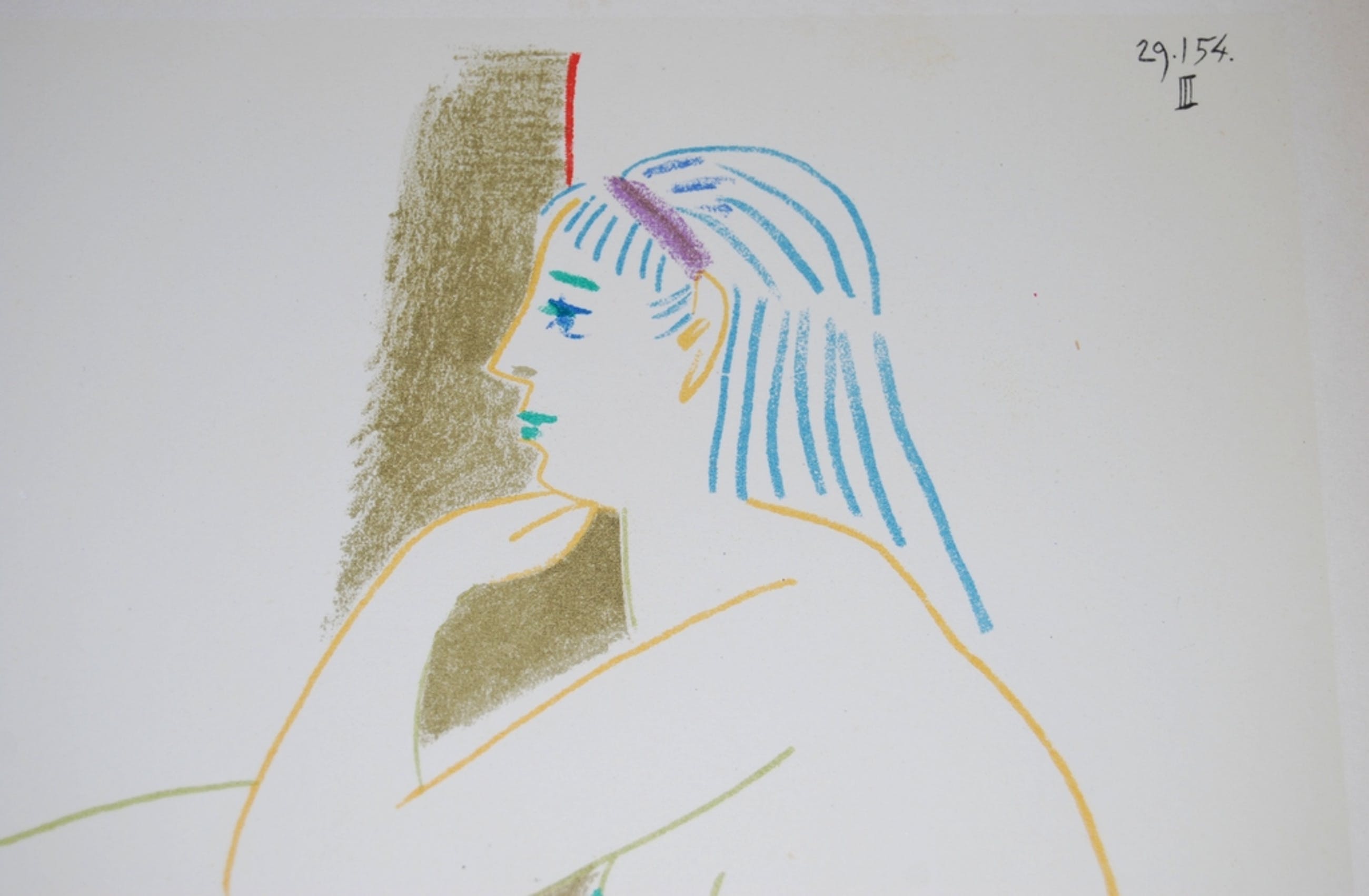 Pablo Picasso - Picasso, Litho Mourlot, Comedie Humaine, 1954 Verkocht ...