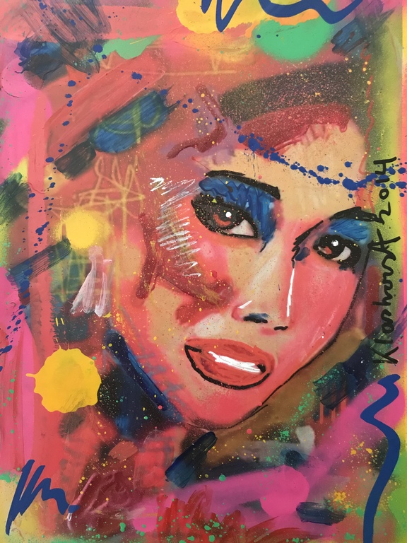 Peter Klashorst - Peter Klashorst / portret Verkocht | Kunstveiling.nl