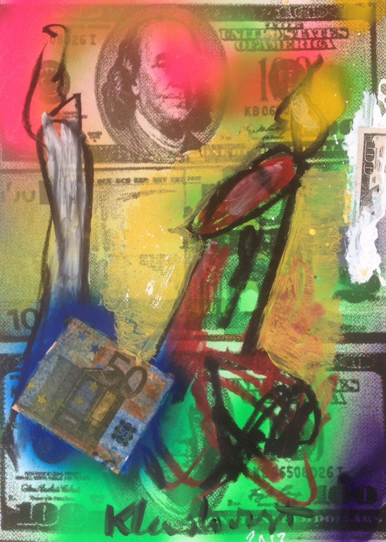 Peter Klashorst - Peter Klashorst - Origineel werk op papier Verkocht ...