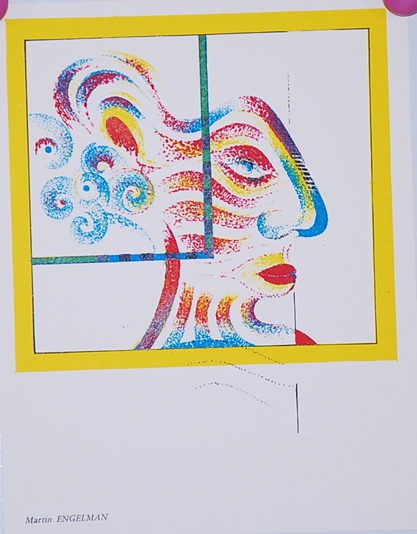 Martin Engelman - Martin Engelman: Kleurenlitho. Portret Verkocht ...