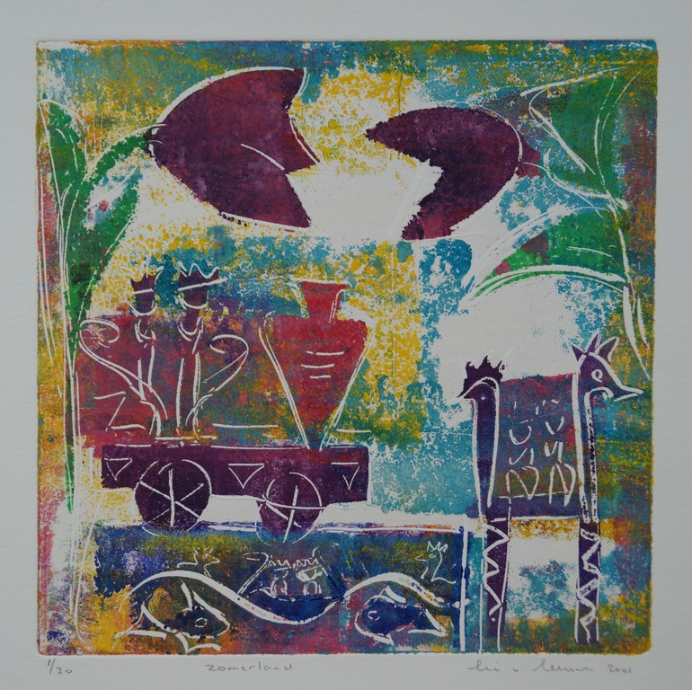 Lia van Leeuwen - Lia van Leeuwen - gesigneerde ets - Verkocht ...