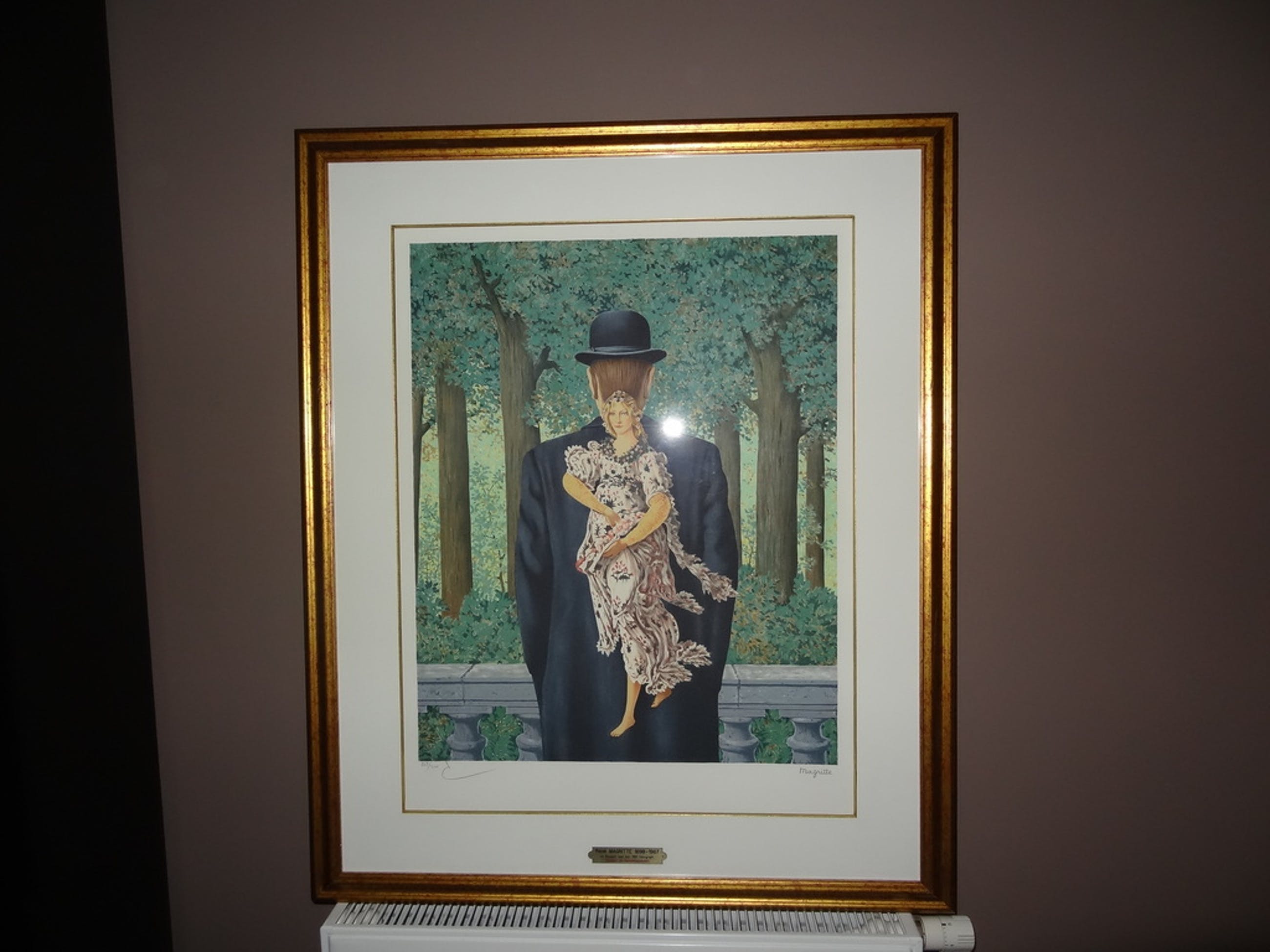 Rene Magritte Magritte Prachtige Zeefdruk Le Bouquet Tout Fait Met Waterstempels 262300