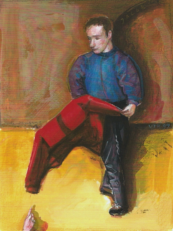 Peter van Poppel, Zeefdruk, De Jongens, Gesigneerd Verkocht ...