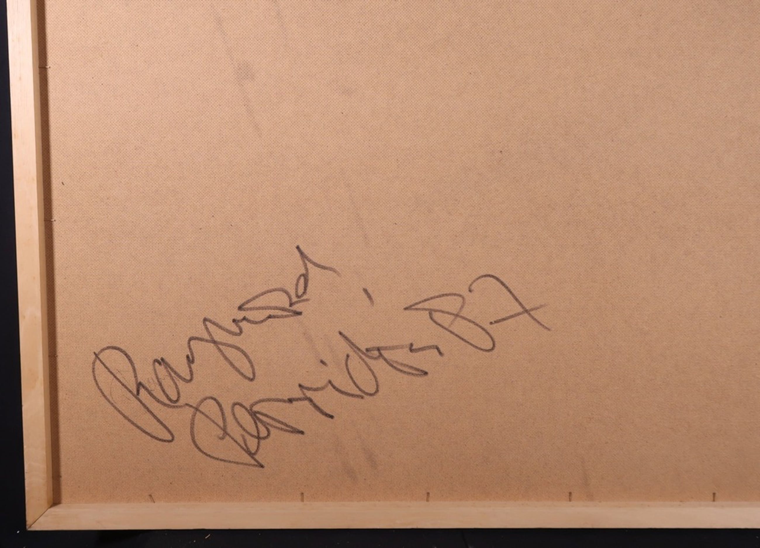 Raymond Perridon - Raymond Perridon: Acryl op papier, Z.T. - Ingelijst ...