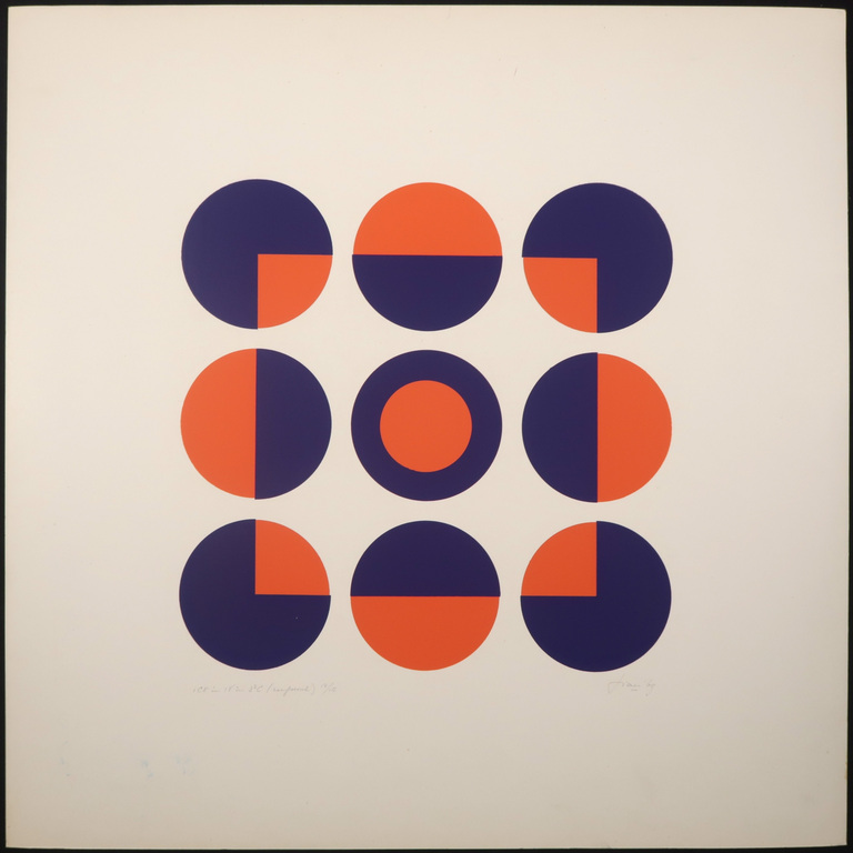 Rob Figee - Rob Figee: Zeefdruk, Kompositie 1CK Verkocht | Kunstveiling.nl