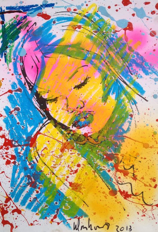 Peter Klashorst - Peter Klashorst - Mooi werk op papier Verkocht ...