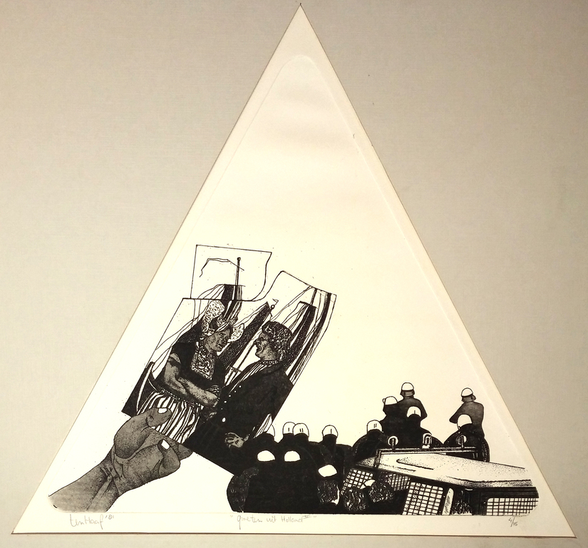 Dick ten Haaf - Dick ten Haaf: Groeten uit Holland II, Provo ets uit ...