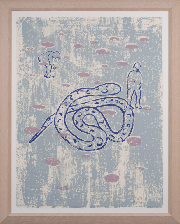 Anne Semler - Anne Semler: Zeefdruk, Imbos II - Ingelijst Verkocht ...