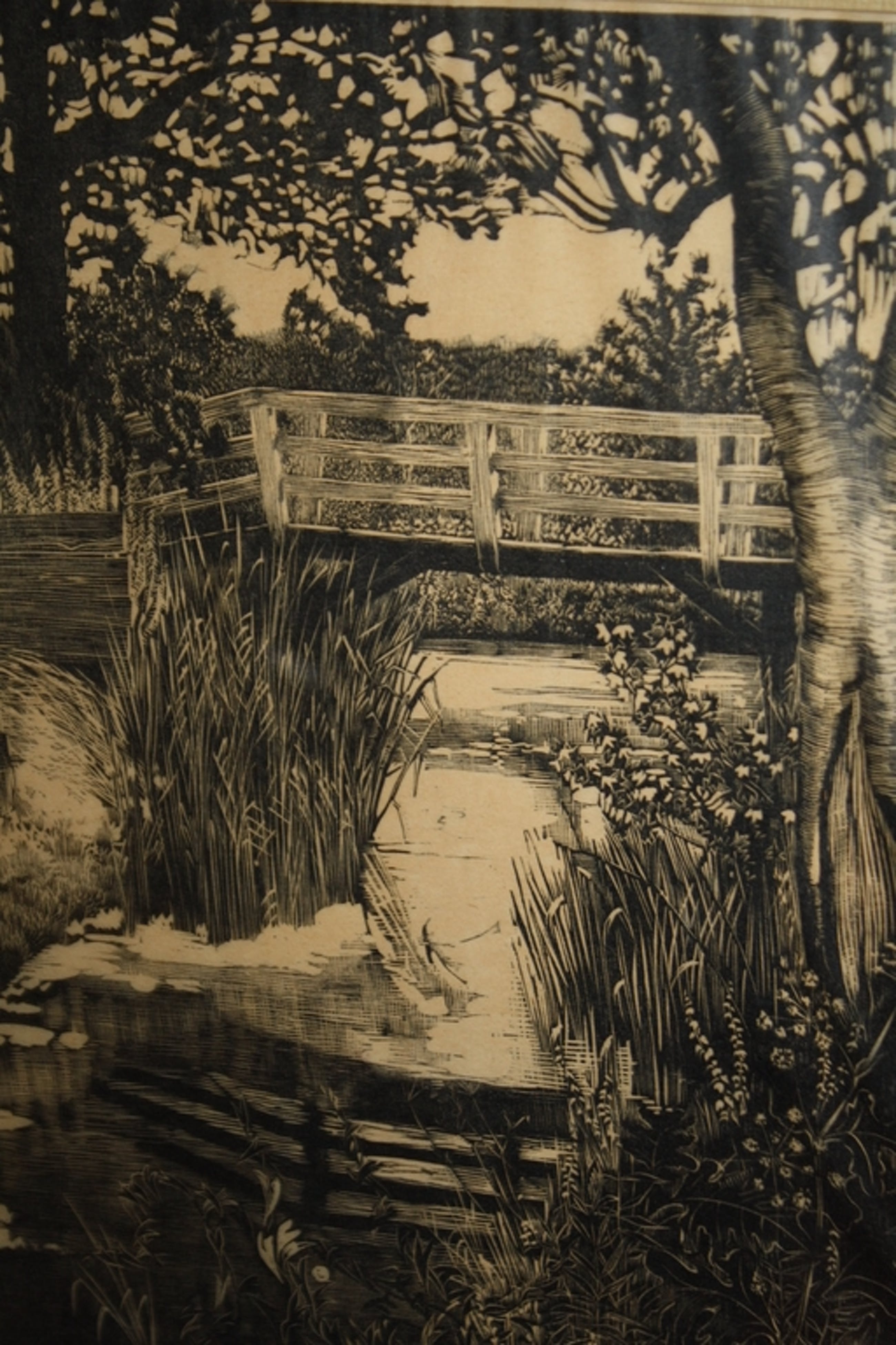 Jan Veringa - PLASGEZICHT MET EEN BRUGGETEJE van JAN VERINGA Verkocht ...