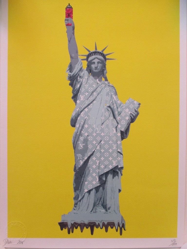 Yellow Statue of Liberty Verkocht | Kunstveiling.nl