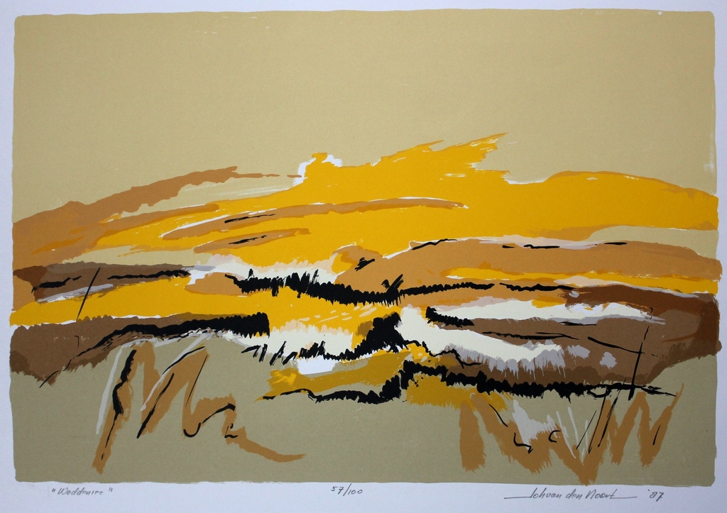 Johann van den Noort - JOHANN VAN DEN NOORT, "Eb op de Wadden" 1989 ...