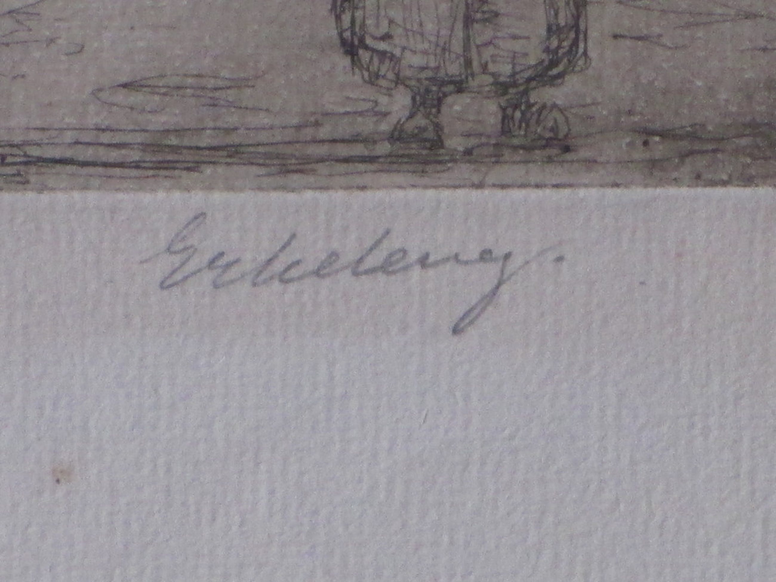 Anton Erkelens - Anton Erkelens, Groote Kerk Veere, Ets Verkocht | Kunstveiling.nl