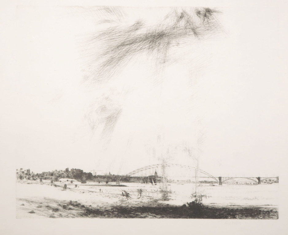 Willem den Ouden - Willem den Ouden: Ets op Rijstpapier, Z.T. Landschap ...