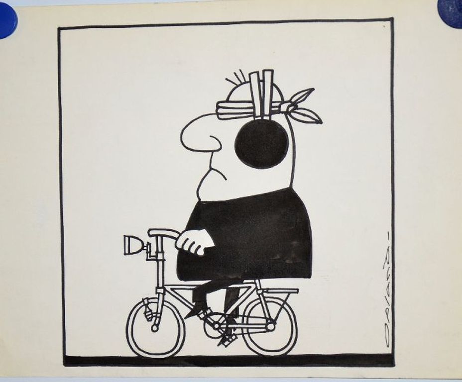 Opland - Originele tekening van cartoonist Opland Verkocht ...