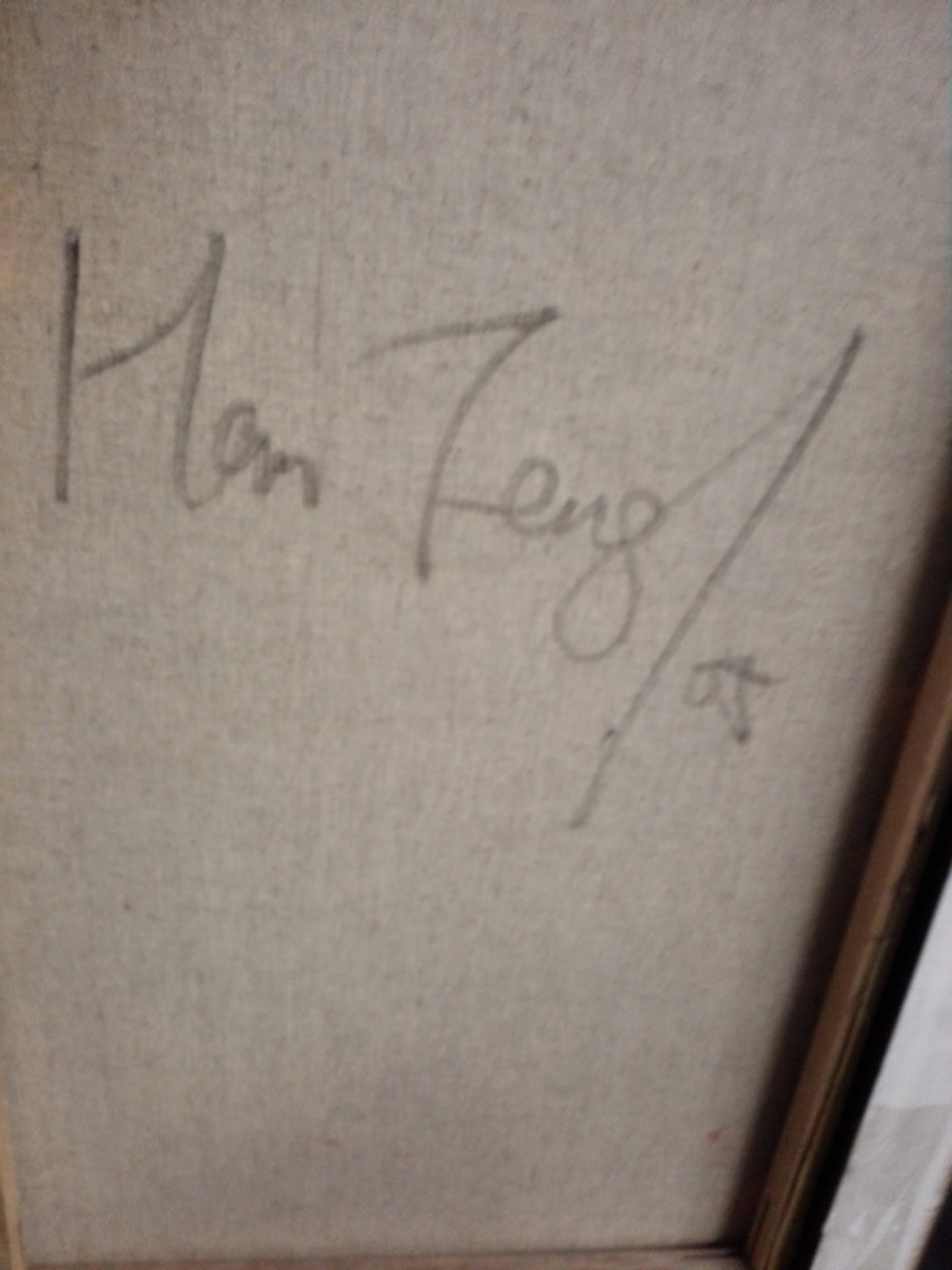 Han Teng - Han Teng, origineel op linnen in lijst Verkocht ...