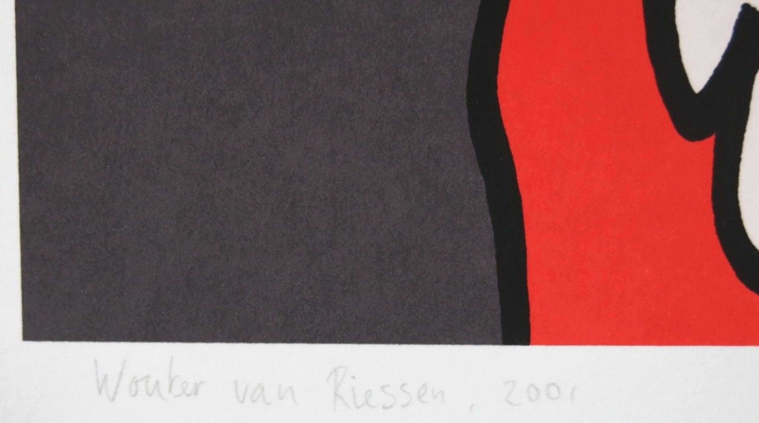 Wouter van Riessen: Zeefdruk, Kroon Verkocht | Kunstveiling.nl