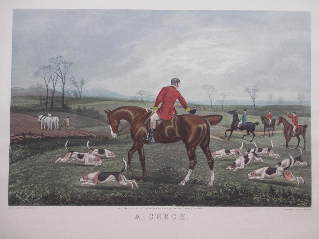 Edward Gilbert Hester - Edward Hester, A Check, Kleurgravure Verkocht ...
