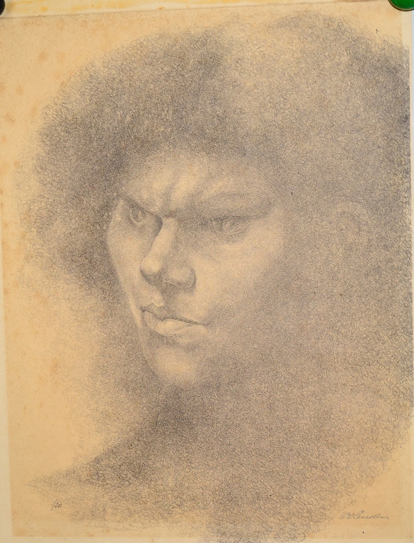 Willem van Leusden - Willem van Leusden: Litho. Zigeunerin. 1e in ...