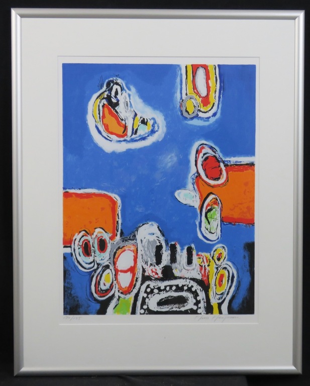 Hans Heijman - Hans Heijman: Zeefdruk, Experiment - Ingelijst Verkocht ...