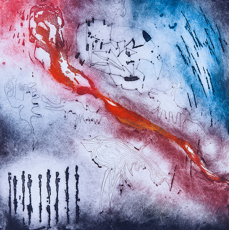 Ad Arma - Ad Arma - Ets - Meeting the Comet Verkocht | Kunstveiling.nl