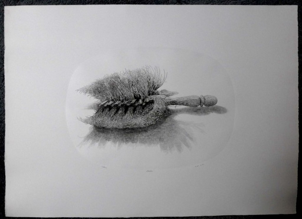 Gerard van Rooy - Gerard van Rooy, ets, stoffer Verkocht | Kunstveiling.nl