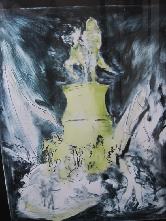 Gerbrand Volger - GROOT! Gerbr.Volger (1940-) olieverf op glas ...