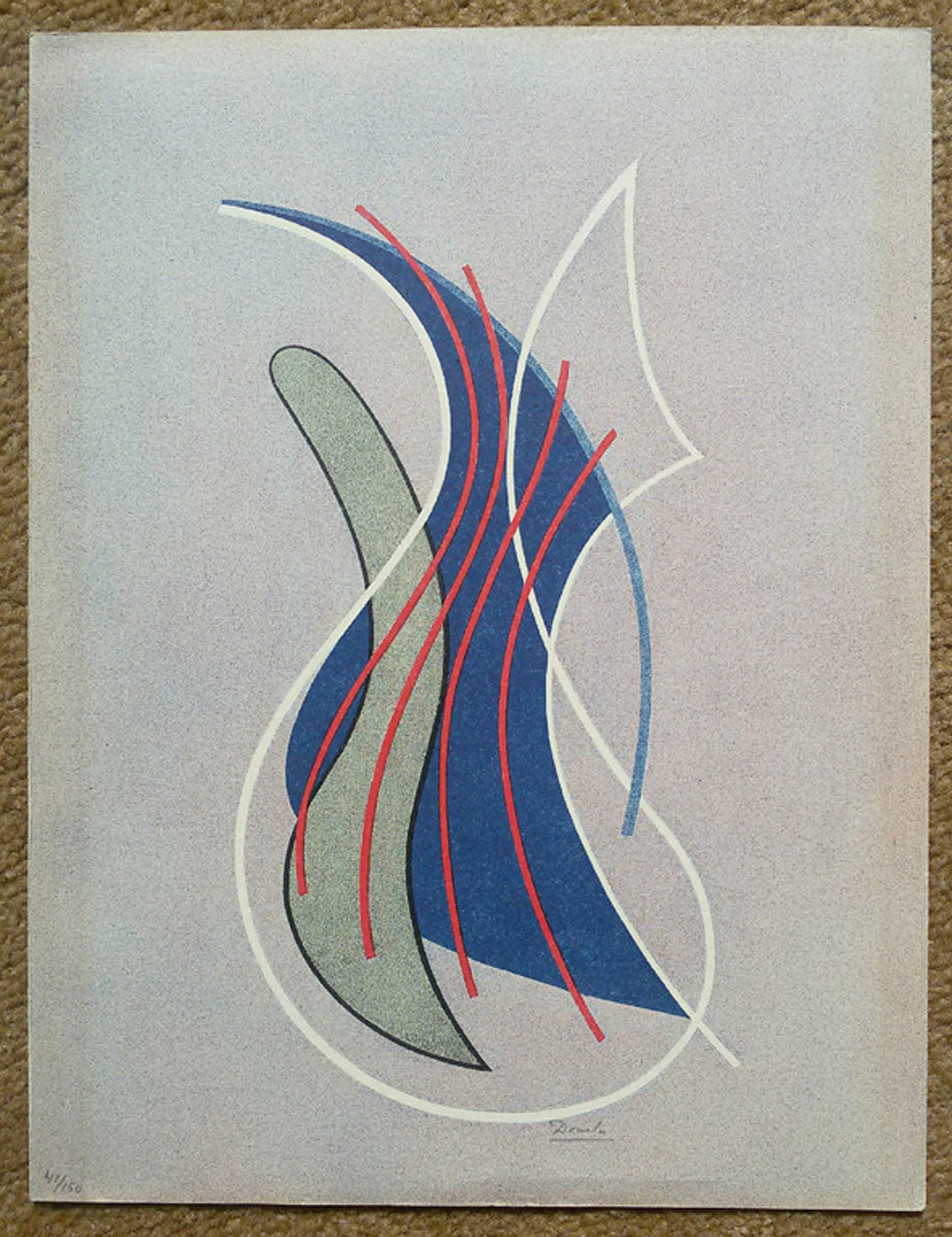 Cesar Domela - Cesar Domela - Abstract, litho Verkocht | Kunstveiling.nl Cesar Domela - Cesar Domela - Abstract, litho Verkocht | Kunstveiling.nl