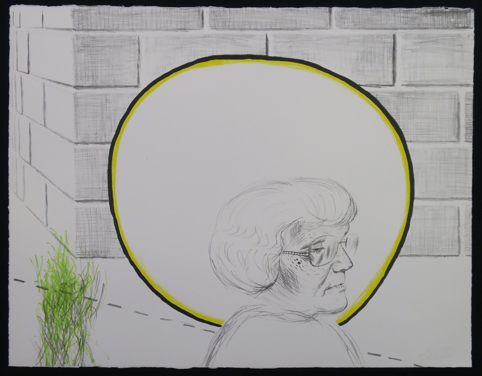 Roger Raveel - Roger Raveel: Litho, Vrouwekop Verkocht | Kunstveiling.nl