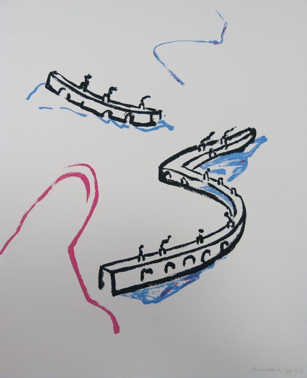 Anne Semler - Anne Semler: Litho, Zonder titel Verkocht | Kunstveiling.nl