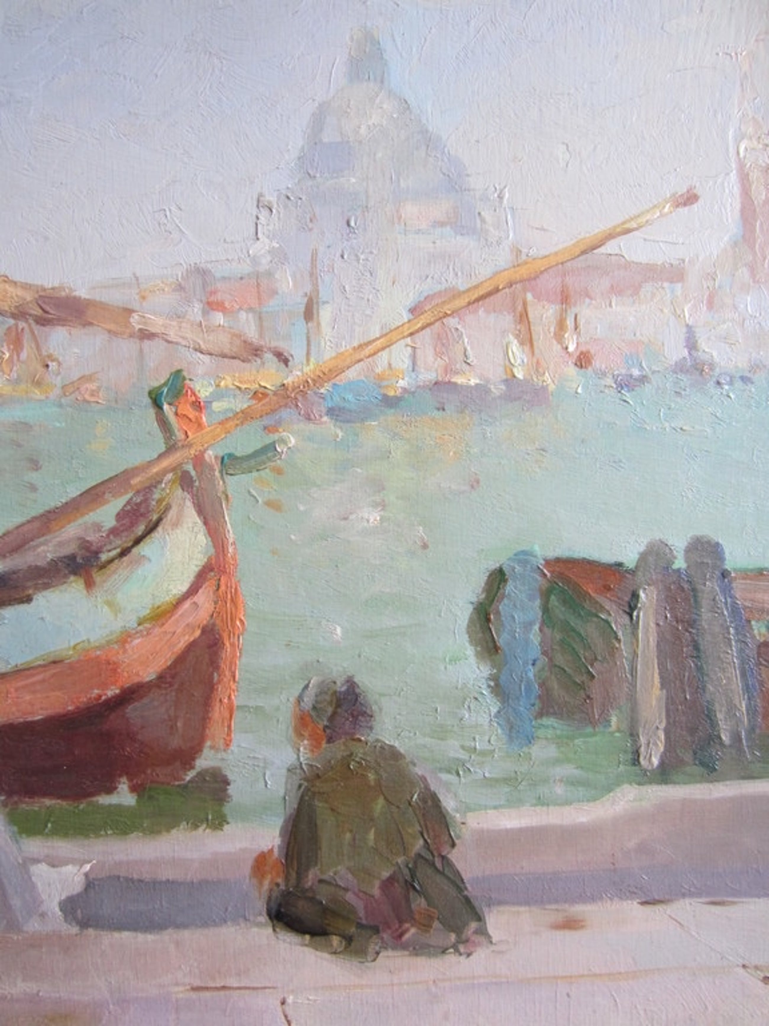 Frans Lissone - FRANS LISSONE IMPRESSIONISME VENETIE 1900 Verkocht | Kunstveiling.nl