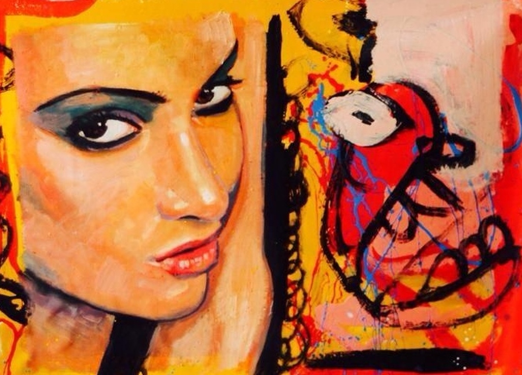 Peter Klashorst - Peter Klashorst, olie- en industrieverf op doek ...