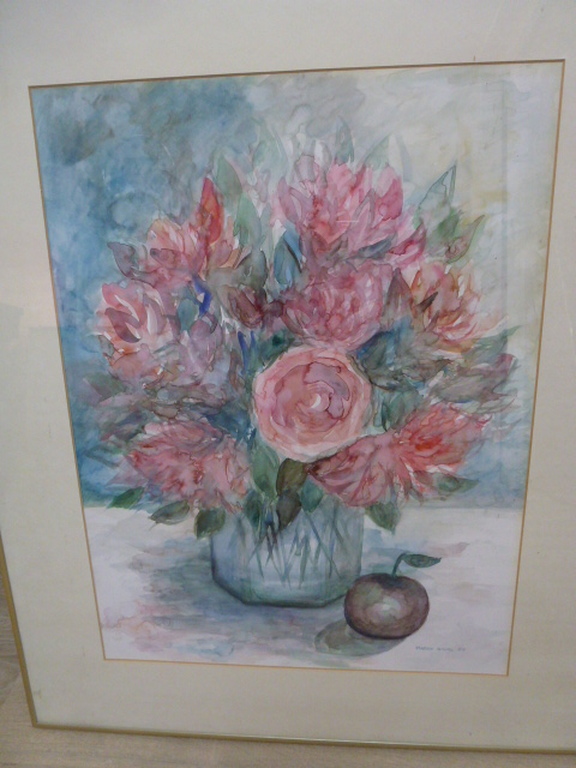 Marion Baars - Bloemen aquarel kopen? Bied vanaf 10! | Kunstveiling.nl