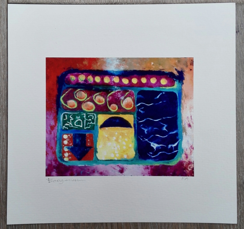 Borgmann, zeefdruk op papier. Verkocht | Kunstveiling.nl