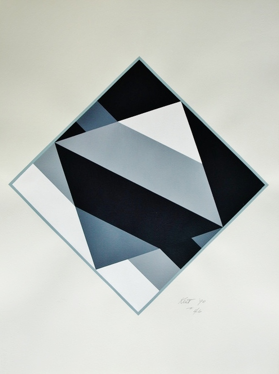 Nigel Kent - Nigel Kent : Acrylverf op papier – Serial Painting # 46 ...