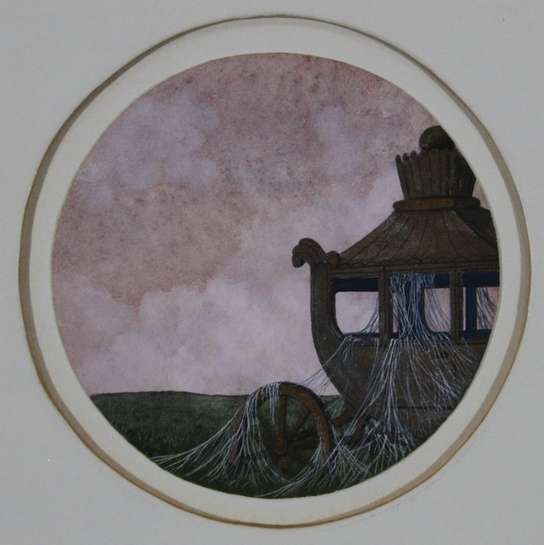 Ron Watts - Ron Watts, "Gouden Koets" met goud uitgewerkt. Verkocht ...