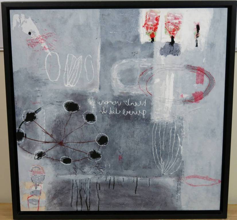 Anna Verrijt - Anna Verrijt: Zeefdruk op Paneel, Abstract figuratief ... Anna Verrijt - Anna Verrijt: Zeefdruk op Paneel, Abstract figuratief ...