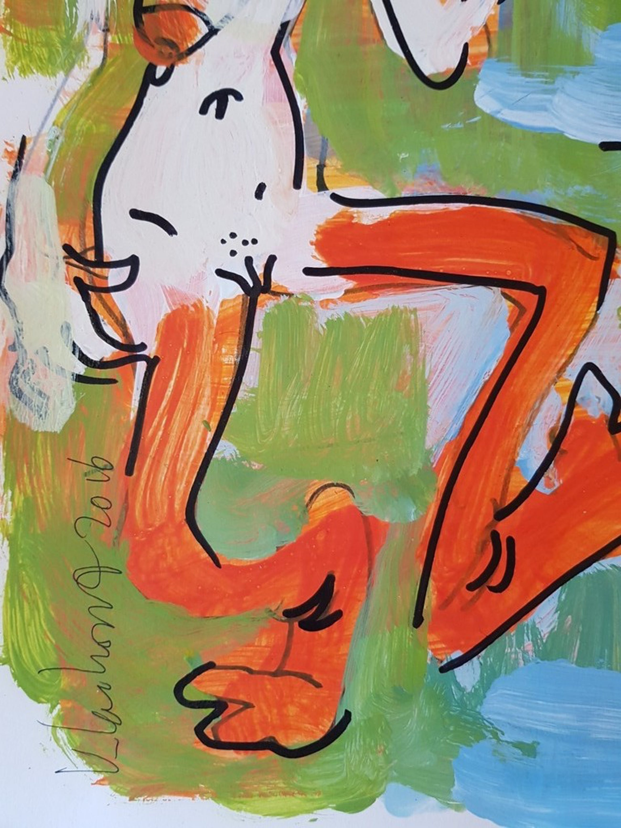 Peter Klashorst - Peter Klashorst - origineel werk - serie Dagobert ...