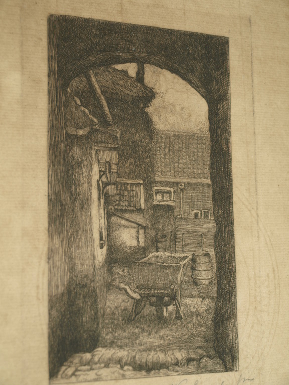 Willem van Leusden - Willem van Leusden (1886-1974) – Ets - Boerderij ...