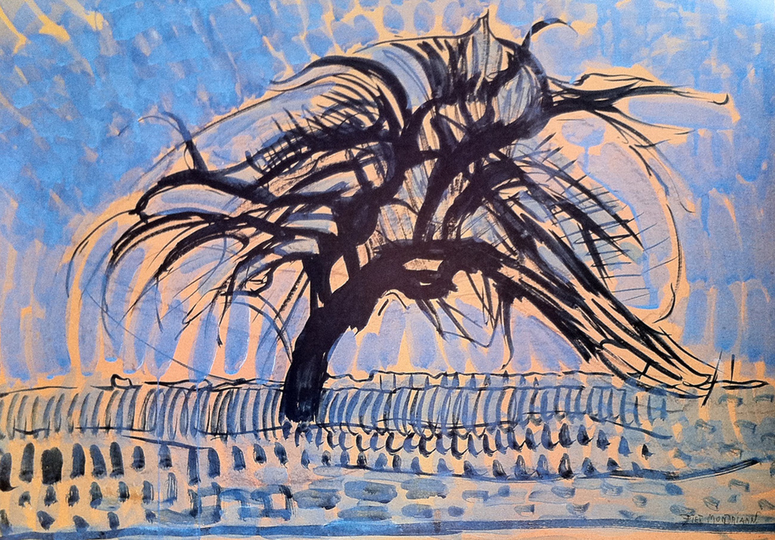 Piet Mondriaan - Piet Mondriaan: affiche in 4 kleurendruk uit 1985 ...