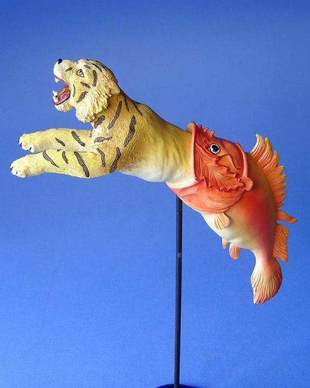 Salvador Dali - SALVADOR DALI, 3D-sculpture: Tigre (Tijger) Verkocht ...
