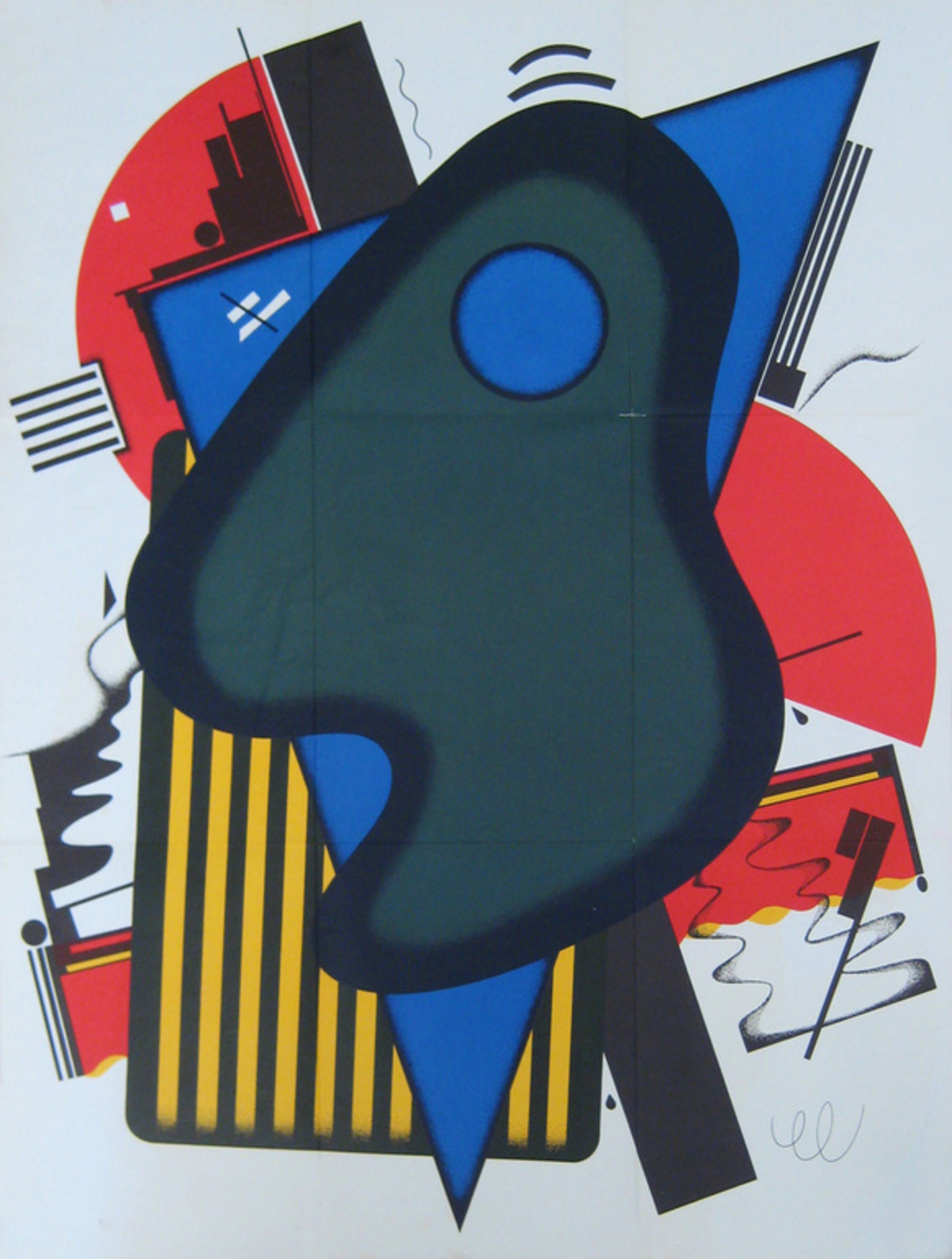 Wim Schippers, 'papierwerken', affiche/catalogus, 1970 Verkocht ...
