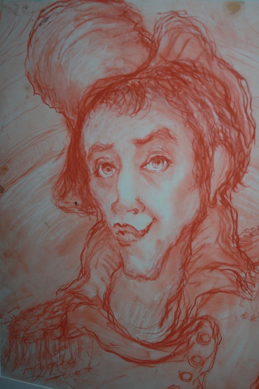 ETIENNE ROGER - CLOWN 1949 PARIJS Verkocht | Kunstveiling.nl