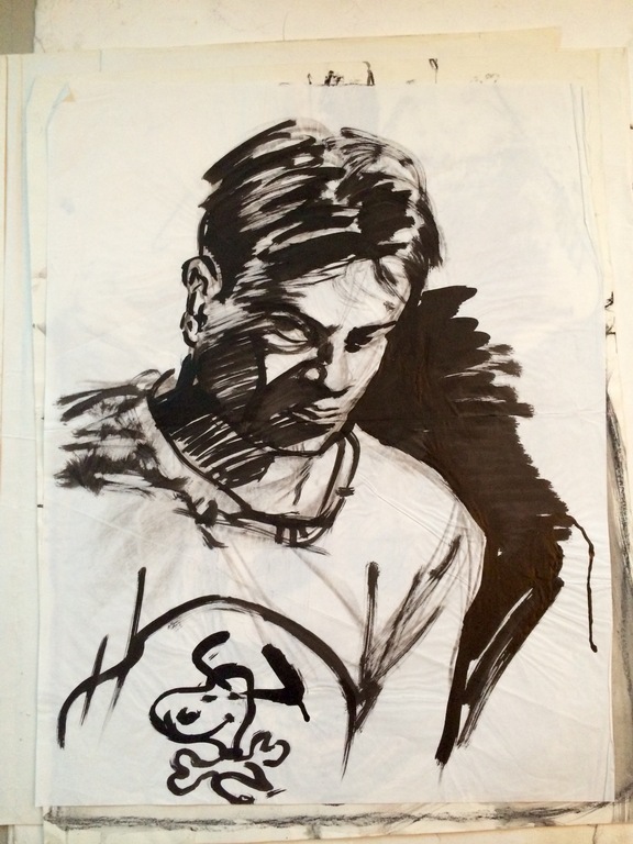 Peter Klashorst - Peter Klashorst: ZELDZAME VROEGE tekening! Portret ...