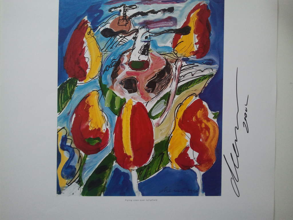 Peter Diem - 3 artprints - gesigneerd in Marker Verkocht | Kunstveiling.nl