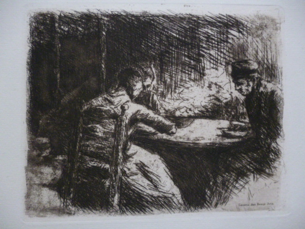 Max Liebermann - Das Mittagessen (Uhle bei Delden, Holland) Verkocht | Kunstveiling.nl