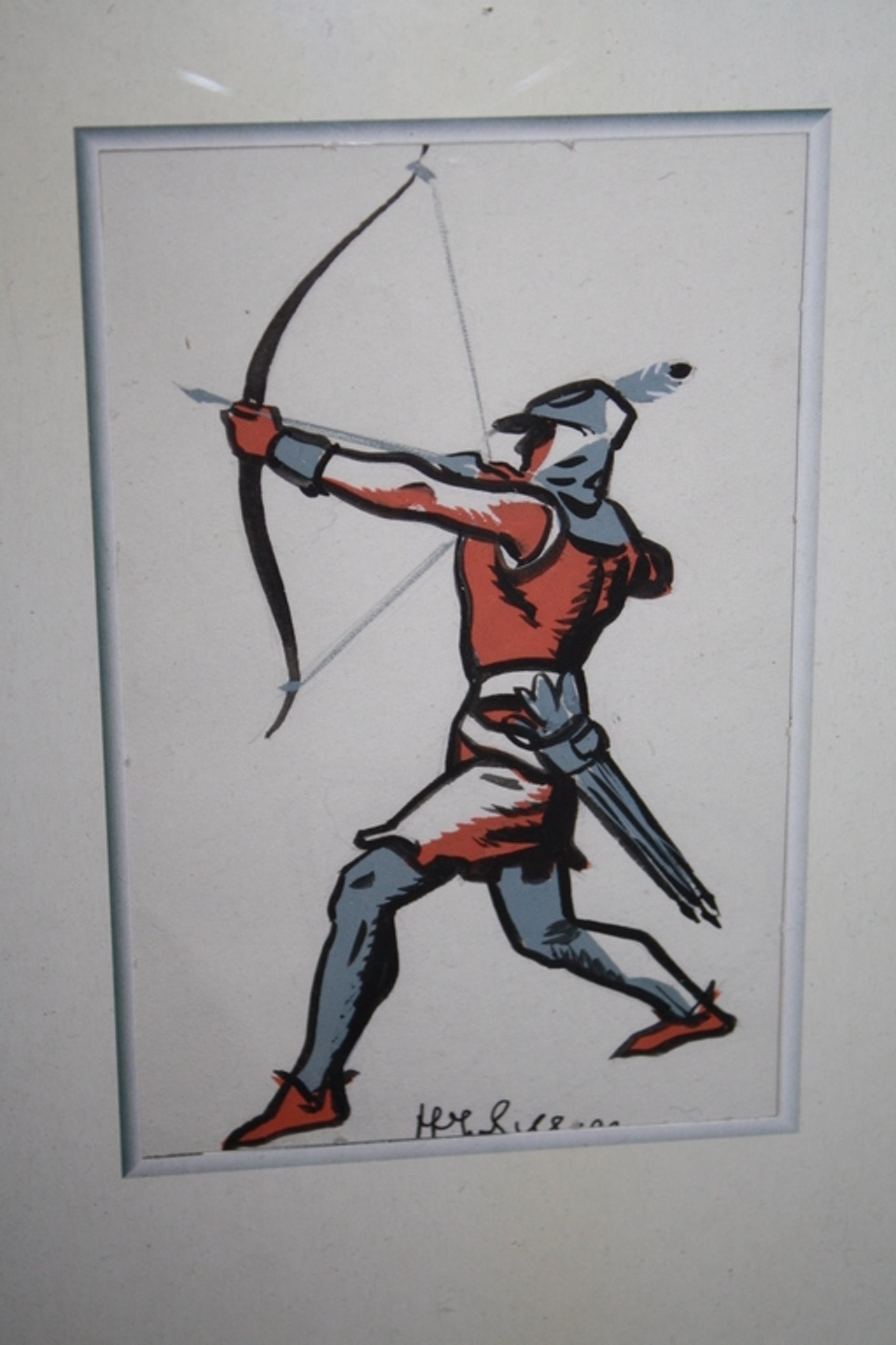 Harry J. van Piggelen - hj van piggelen - TEKENING BOOGSCHUTTER ...
