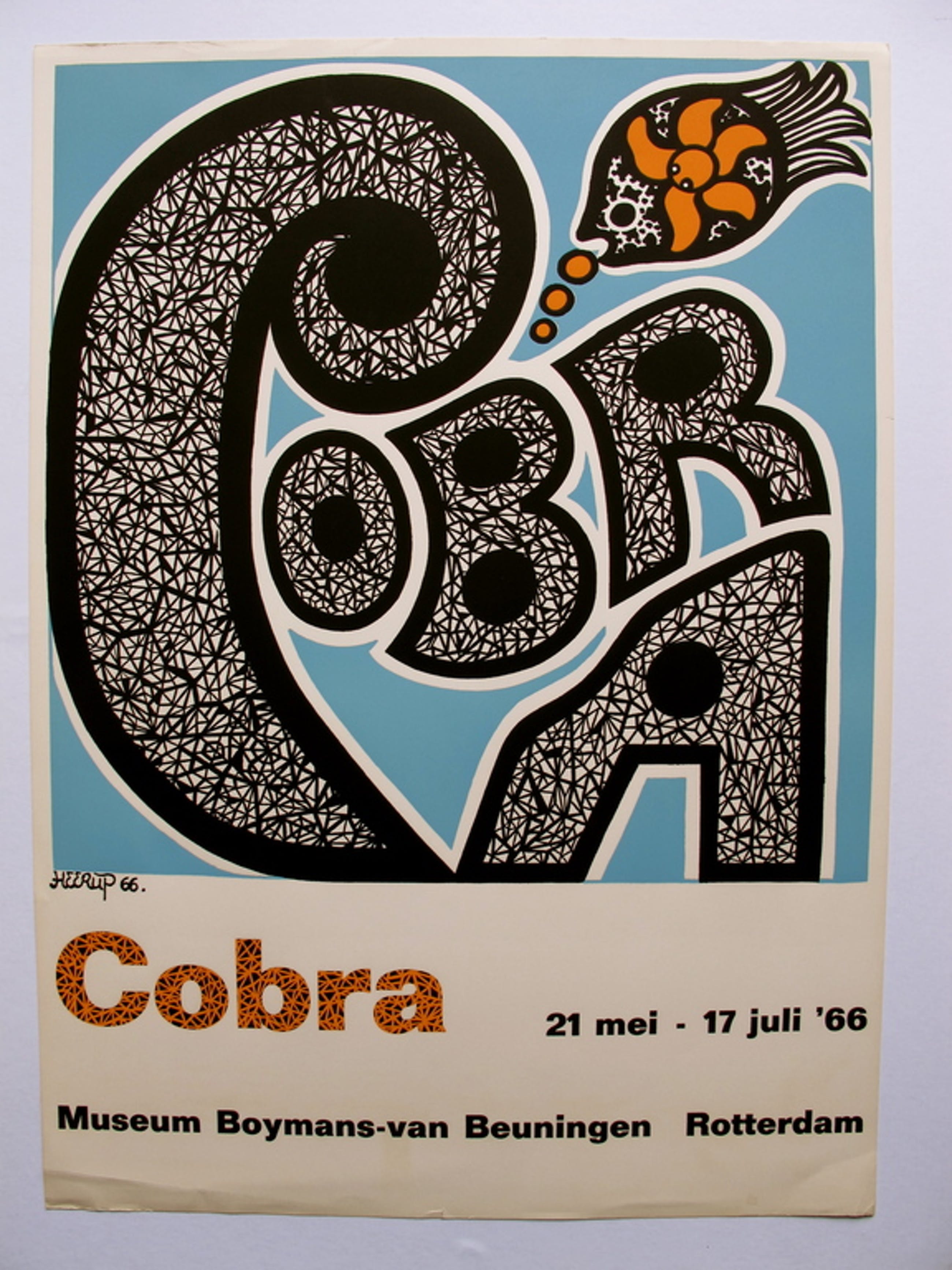 Cobra-affiche uit 1966 Verkocht | Kunstveiling.nl
