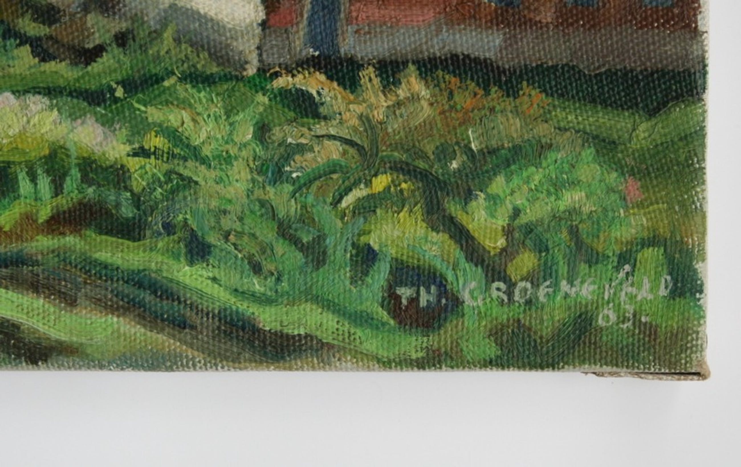 Theo Groeneveld - Theo Groeneveld - olieverf op doek - oude ...