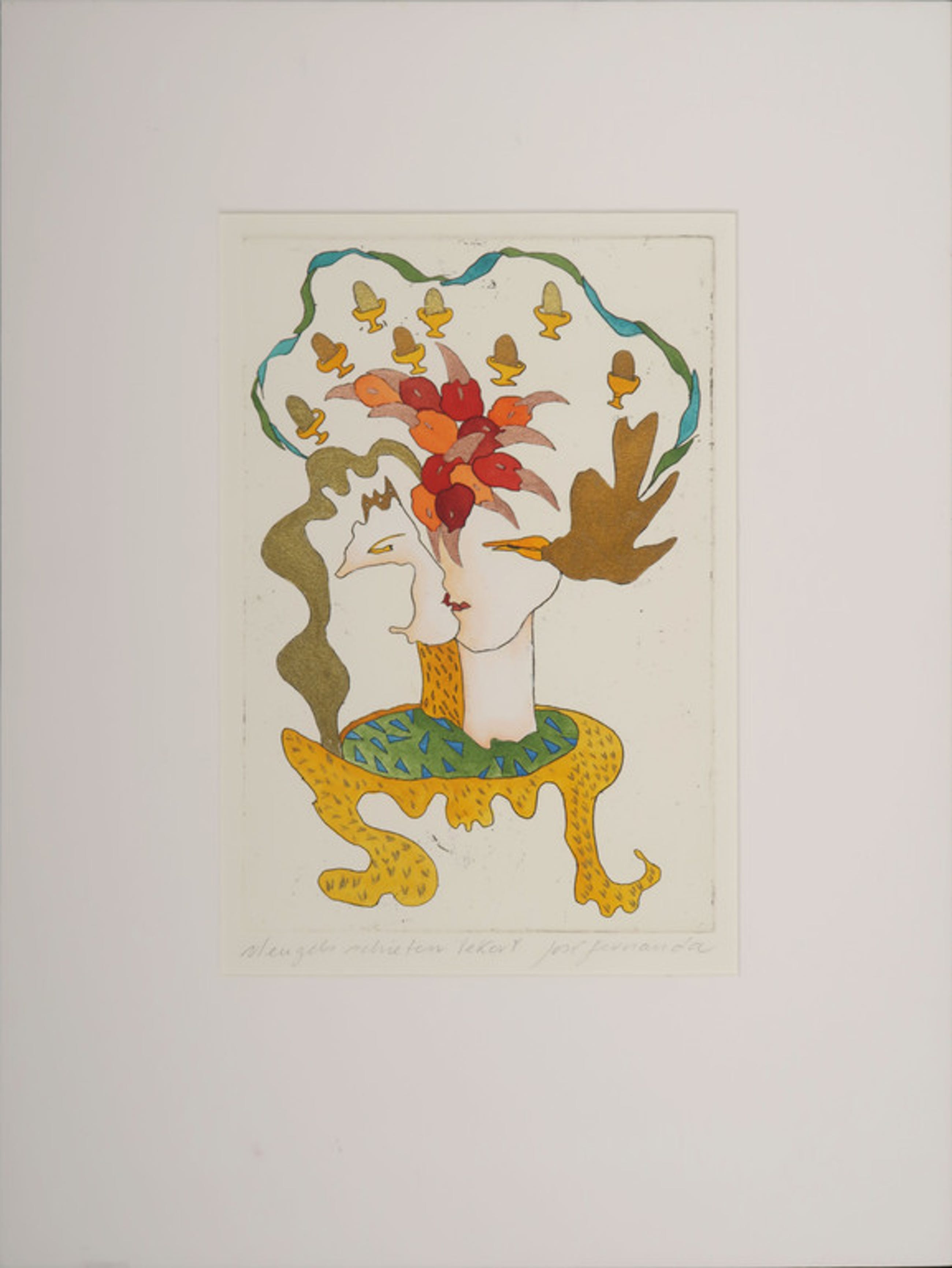 Jose Fernanda - Jose Fernanda: Handbewerkte Ets, Vleugels schieten ...